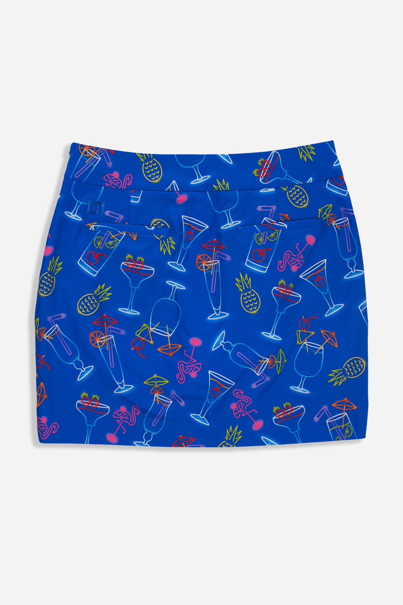 Classic Skort - Neon Cocktails Blue – Loudmouth